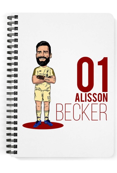 Alisson Becker Baskılı Ahşap Kapaklı Defter 15X20 cm DFT1208 Alisson Becker Baskılı Ahşap Kapaklı Defter 15X20 cm DFT1208