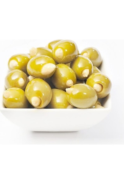 Gusta - Gurme - Badem Dolgulu Yeşil Zeytin - Meze - 300CC