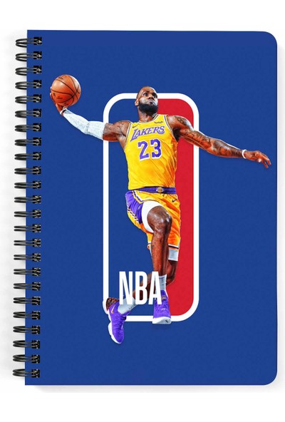 Astak Nba Baskılı Ahşap Kapaklı Defter 15X20 cm DFT2617