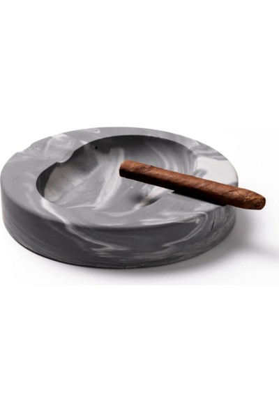 Lukka Home Büyük Boy Desenli Gri Beton Puro Küllüğü Kül Tablası Puro Küllük Lukka Home Büyük Boy Desenli Gri Beton Puro Küllüğü Kül Tablası Puro Küllük