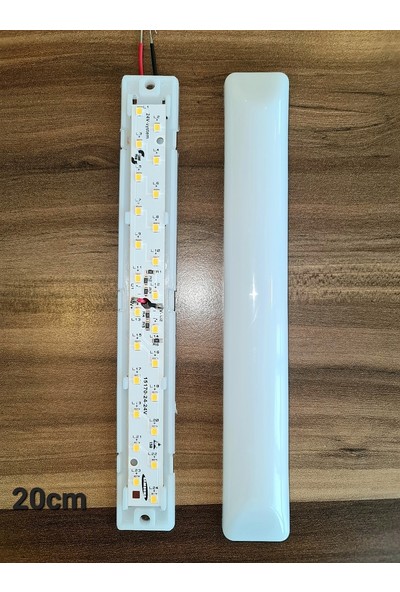 Unikom 12V Dekoratif Tente LED Aydınlatma Armatür Beyaz Düz 20CM Unikom 12V Dekoratif Tente LED Aydınlatma Armatür Beyaz Düz 20CM