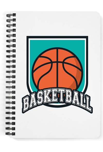 Astak Basketball Baskılı Ahşap Kapaklı Defter 15X20 cm DFT2050