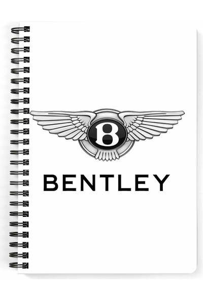 Astak Bentley Baskılı Ahşap Kapaklı Defter 15X20 cm DFT5751