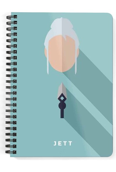 Astak Valorant Jett Baskılı Ahşap Kapaklı Defter 15X20 cm DFT3198 Astak Valorant Jett Baskılı Ahşap Kapaklı Defter 15X20 cm DFT3198