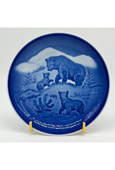 Saga Antik Danimarka Royal Copenhagen Porselen Mother's Duvar Tabağı 1985 Saga Antik Danimarka Royal Copenhagen Porselen Mother's Duvar Tabağı 1985