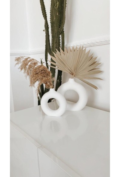 Isem Bohem | Seramik Vazo Büyük & Küçük Ikili