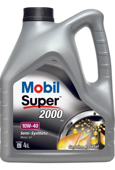 Mobil Süper 2000 X1 10W-40 Motor Yağı 4 Litre ( Üretim Yılı: 2021 ) Mobil Süper 2000 X1 10W-40 Motor Yağı 4 Litre ( Üretim Yılı: 2021 )