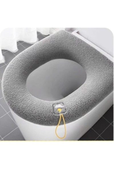 Mfa Örgü Yumuşak Dokulu Klozet Kapağı Kılıfı Yıkanılabilir