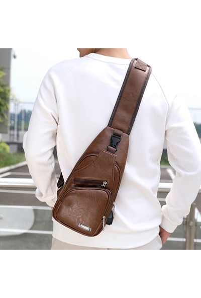 Generic Su Geçirmez Pu Tek Omuz Erkekler Göğüs Çantası (Light Brown) (Yurt Dışından) Generic Su Geçirmez Pu Tek Omuz Erkekler Göğüs Çantası (Light Brown) (Yurt Dışından)