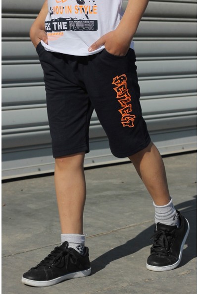 Çiggo Kids Baskı Detaylı Cepli Günlük Erkek Çocuk Şort