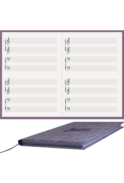 Bi Defter Piyano Nota Defteri Iki Dörtlük Özel El Yapımı El Dikişi Iplik Dikiş A/5 Bi Defter Piyano Nota Defteri Iki Dörtlük Özel El Yapımı El Dikişi Iplik Dikiş A/5