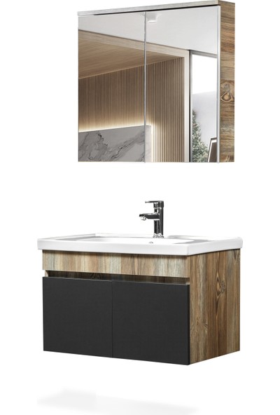 Bagnora Sardes 65CM Banyo Dolabı Takımı