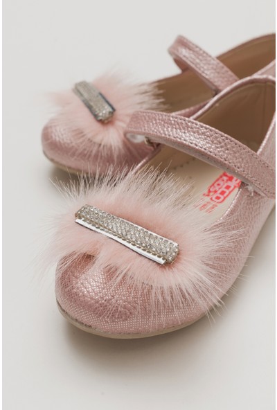 Minipicco Kız Cocuk Pudra Ortopedik Destekli Çocuk Babet