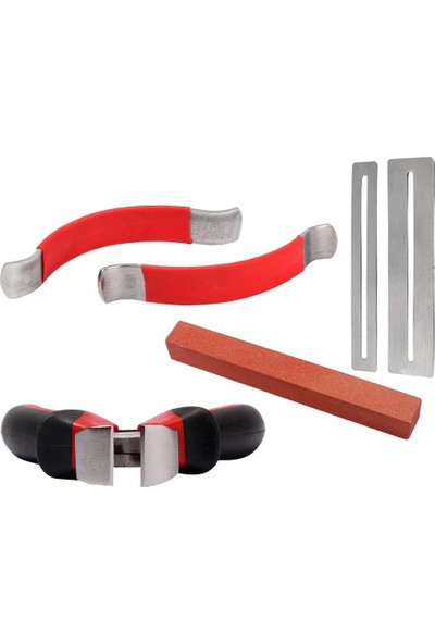 Perfk Gitar Luthier Aracı Kiti Klavye Koruyucular Taşlama Taş Fret Kesici (Yurt Dışından)