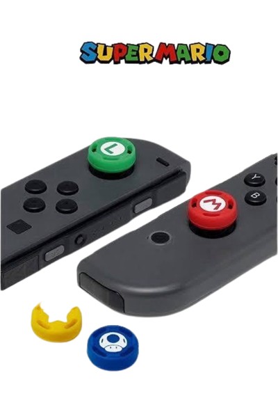 Yues Switch Joy-Con Analog Koruyucu Başlık 4 Adet (Switch/switch Lite/switch OLED Uyumlu) Yues Switch Joy-Con Analog Koruyucu Başlık 4 Adet (Switch/switch Lite/switch OLED Uyumlu)