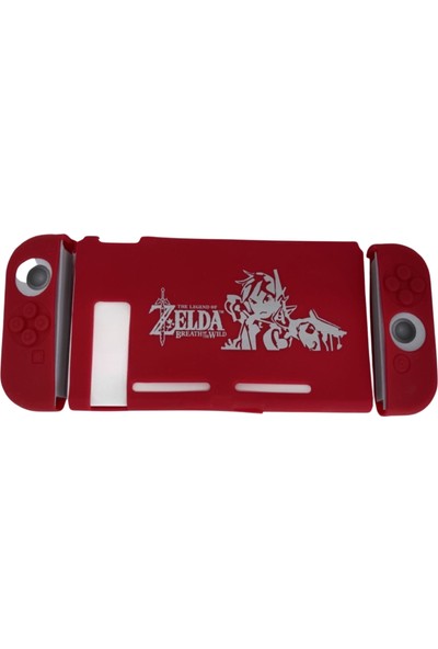 Yues Switch Silikon Kılıf Joy-Con Koruyucu Kılıf Zelda Desenli Yues Switch Silikon Kılıf Joy-Con Koruyucu Kılıf Zelda Desenli
