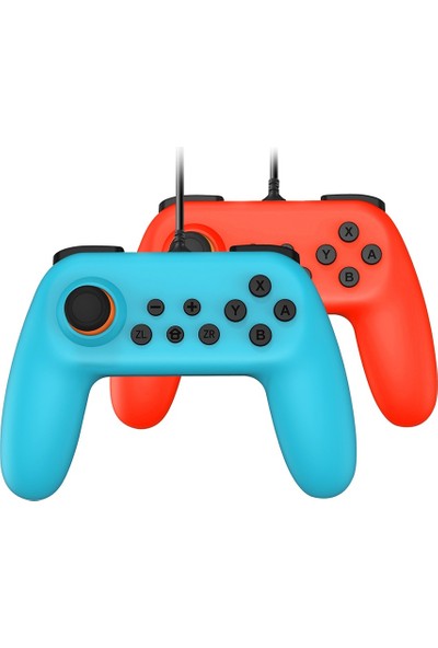 Yues Switch Joystick Kablolu Pro Controller Oyun Kolu 2 Adet (Switch / Switch Lite / Switch OLED Uyumlu) Yues Switch Joystick Kablolu Pro Controller Oyun Kolu 2 Adet (Switch / Switch Lite / Switch OLED Uyumlu)