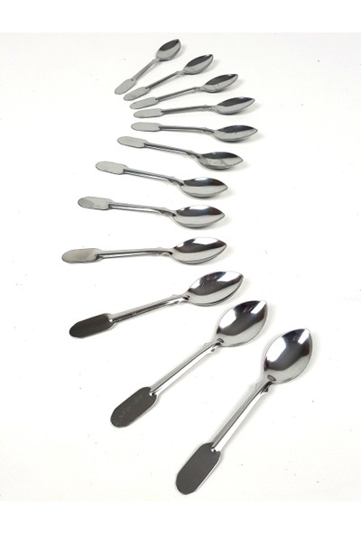Binbirreyon Çay Kaşığı 12 Adetli Set 10 cm
