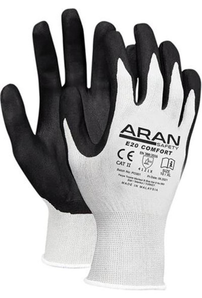 Aran E20 Köpük Nitril Yıkanabilir Iş Eldiveni Aran E20 Köpük Nitril Yıkanabilir Iş Eldiveni