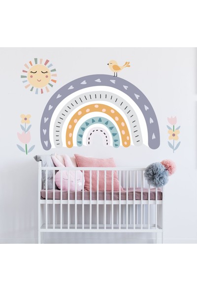 Piksel Grafik Masal Gökkuşağı Çocuk Odası Duvar Sticker Piksel Grafik Masal Gökkuşağı Çocuk Odası Duvar Sticker