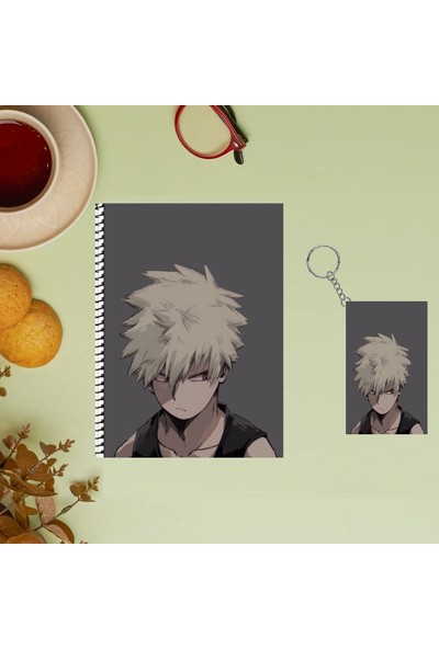 Katsuki Bakugou Boku No Hero Academia Anime Defter ve Anahtarlık A5 Boyutu 15 x 21 cm Spiralli Çizgisiz Defter Katsuki Bakugou Boku No Hero Academia Anime Defter ve Anahtarlık A5 Boyutu 15 x 21 cm Spiralli Çizgisiz Defter