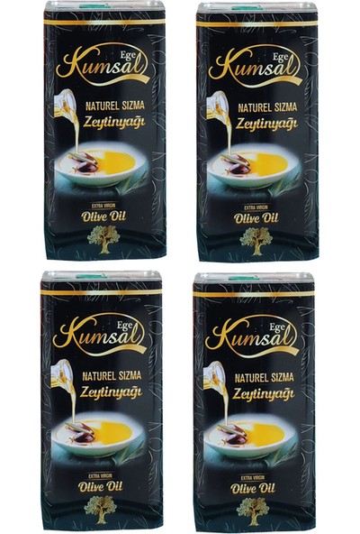 Ege Kumsal Sızma Zeytinyağı 5 lt x 4