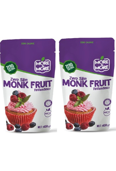 More&more Zero Slim Monk Fruit 400 gr More&more Zero Slim Monk Fruit 400 gr