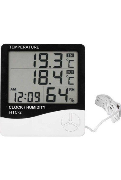 Komodo Htc-2 Dijital Nem ve Sıcaklık Ölçer - Higrometre-Termometre Iç ve Dış Ortam Hava Sıcaklığı Ölçer Komodo Htc-2 Dijital Nem ve Sıcaklık Ölçer - Higrometre-Termometre Iç ve Dış Ortam Hava Sıcaklığı Ölçer