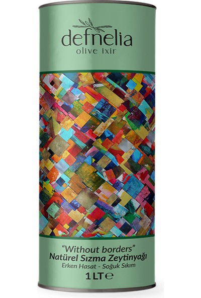 Defnelia Yeni Hasat Natürel Sızma Zeytinyağı 1 Lt Without Borders