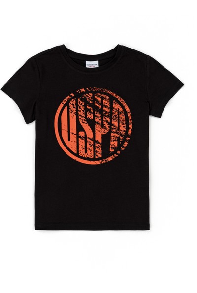 U.S. Polo Assn. Erkek Çocuk Siyah T Shirt 50247353-VR046