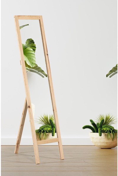 L'occi Concept Pack 36X143CM Doğal Ağaç Ayaklı Butik Boy Aynası Antre Salon Banyo Ofis Çocuk Yatak Odası L'occi Concept Pack 36X143CM Doğal Ağaç Ayaklı Butik Boy Aynası Antre Salon Banyo Ofis Çocuk Yatak Odası