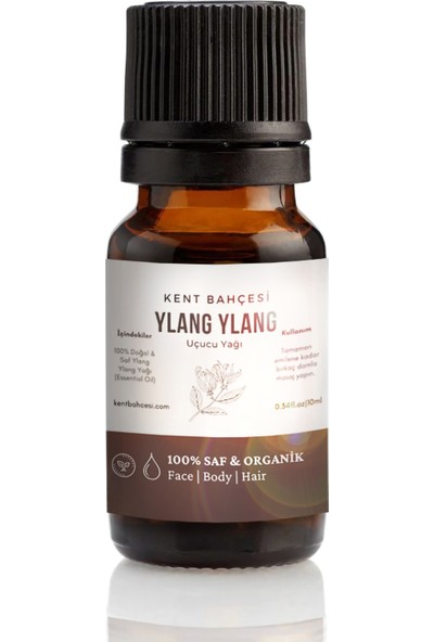 Kent Bahçesi Ylang Ylang Uçucu Yağı 10 ml Kent Bahçesi Ylang Ylang Uçucu Yağı 10 ml
