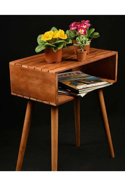 Meylaco Ahşap Dekoratif Komidin