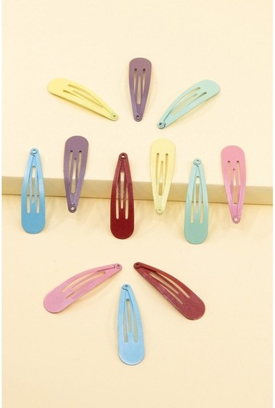 12'li Renkli Çıt Çıt Toka Seti