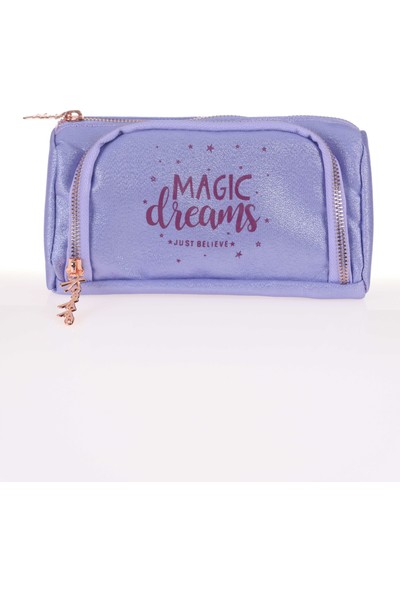 Ecrou Kaukko Sparkle Plump Kalem Çantası Lila Ecrou Kaukko Sparkle Plump Kalem Çantası Lila