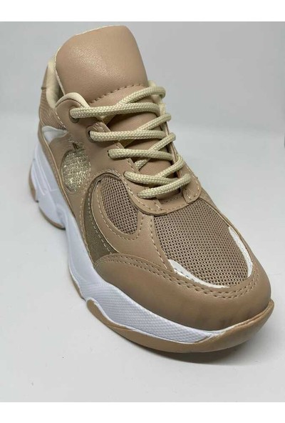 Queen Kadın Günlük Spor Ayakkabı 02-22Y Nude