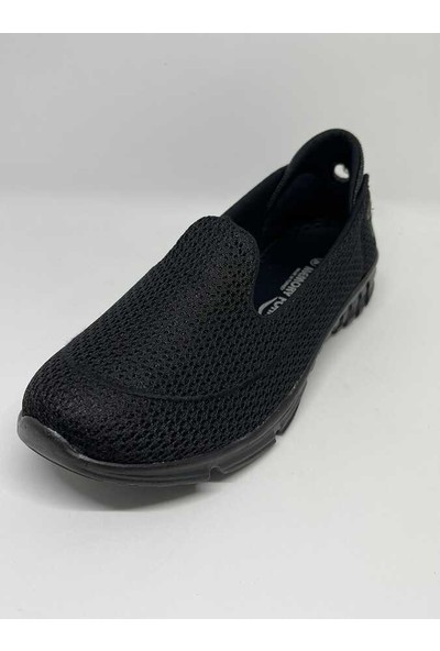 Hira Kadın Günlük Spor Bağcıksız Ayakkabı 03-22Y Siyah