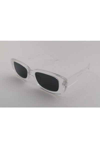 Dikdörtgen Vintage Çerçeve Kadın Güneş Gözlüğü ( UV400 )