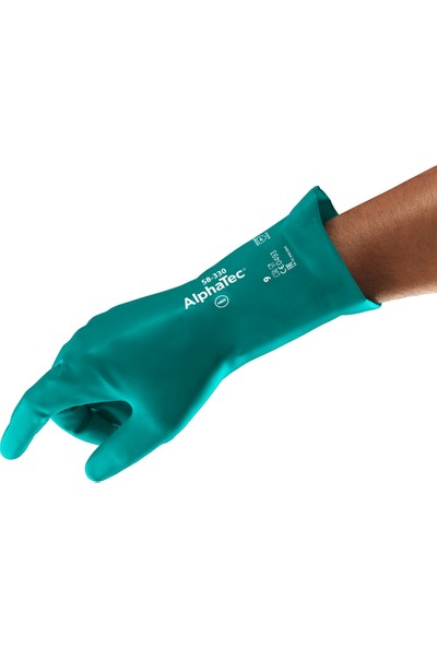 Ansell Alphatec 58-330 Az Terleme Sağlayan Kimyasal ve Sıvı Korumalı Iş Eldiveni Ansell Alphatec 58-330 Az Terleme Sağlayan Kimyasal ve Sıvı Korumalı Iş Eldiveni