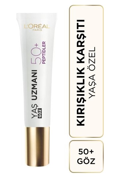 L'oréal Paris Yaş Uzmanı 50+ Kırışıklık Karşıtı Yenileyici Göz Kremi L'oréal Paris Yaş Uzmanı 50+ Kırışıklık Karşıtı Yenileyici Göz Kremi