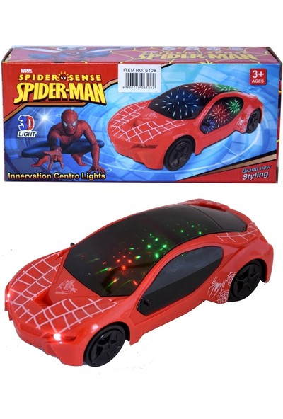 Pop Şeker Örümcek Adam Spiderman Araba 3D Işıklı Sesli Hareket Sensörlü 19CM. Pop Şeker Örümcek Adam Spiderman Araba 3D Işıklı Sesli Hareket Sensörlü 19CM.