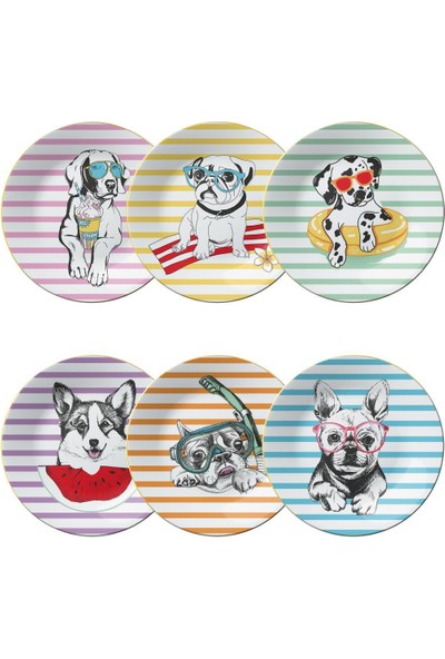 Blumest Sunny 6'lı Pasta Tabağı