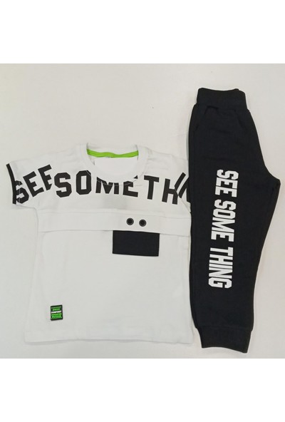 Yazı Baskılı Uzunaltlı T Şhirt 2 Li Takım