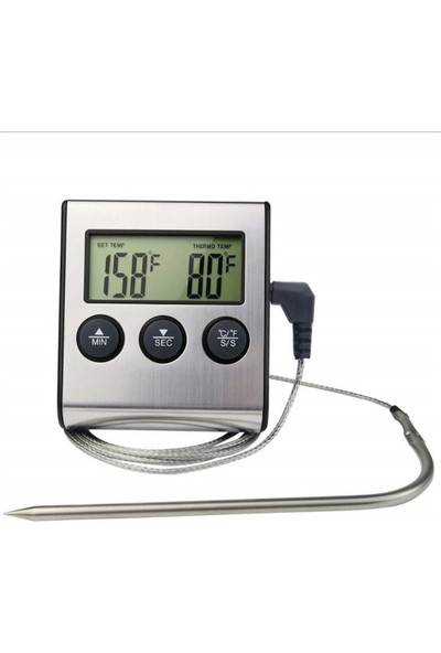 Tcherchi Dijital Gıda Et Termometresi - Gümüş (Yurt Dışından) Tcherchi Dijital Gıda Et Termometresi - Gümüş (Yurt Dışından)