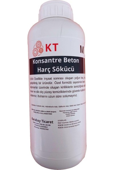 Meloxs Beton Harç Sökücü, Konsantre 1 kg Meloxs Beton Harç Sökücü, Konsantre 1 kg