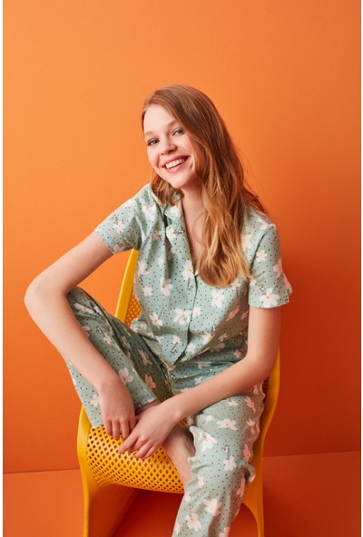 Penti Floral Pijama Takımı