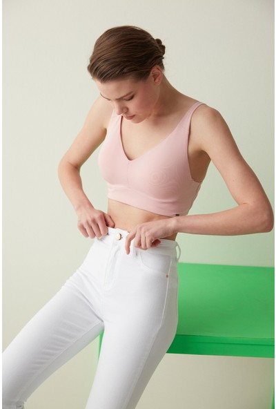 Penti Pembe Comfy Cotton Croplet