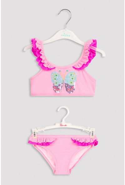 Penti Kız Çocuk Butterfly Bandeau Bikini Takımı Penti Kız Çocuk Butterfly Bandeau Bikini Takımı