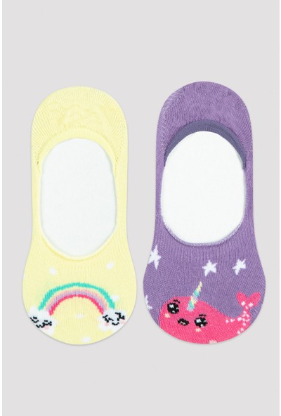 Penti Çok Renkli Kız Çocuk Rainbow Fish 2li Suba Çorap Penti Çok Renkli Kız Çocuk Rainbow Fish 2li Suba Çorap
