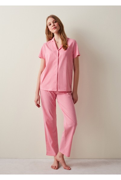 Penti Candy Pink Gömlek Pijama Takımı Penti Candy Pink Gömlek Pijama Takımı